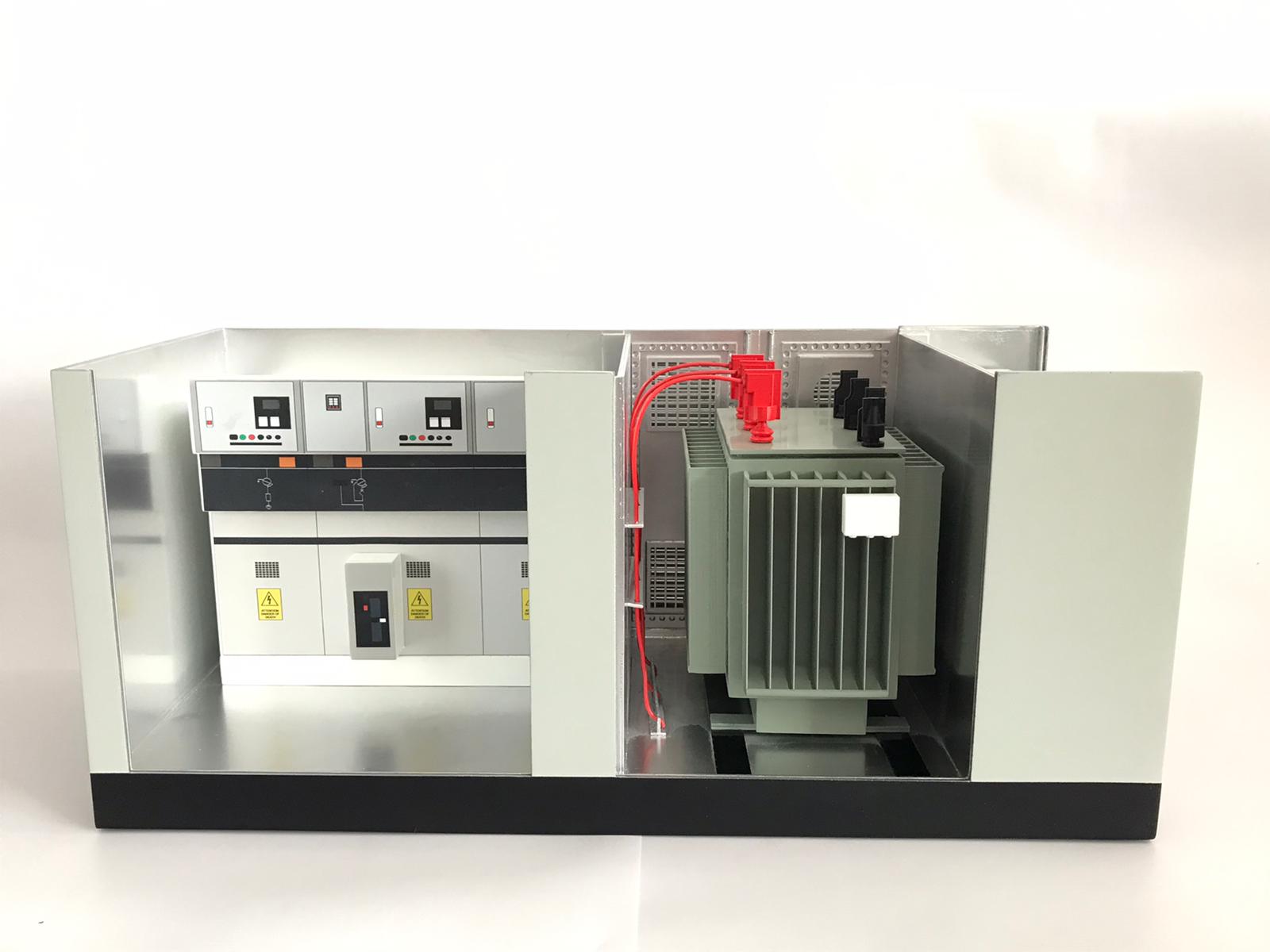 EUROPOWER 1/10 Metal Electricity Transformer with Interior - ViaPia