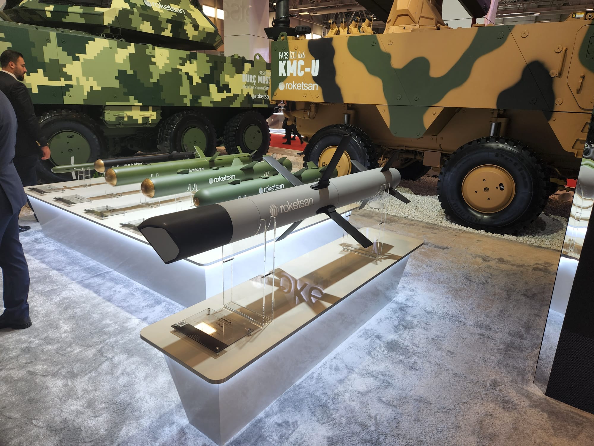 1/1 ROKETSAN UMTAS GM HYBRID MISSILE Mock-Up IDEF 2023 - ViaPia