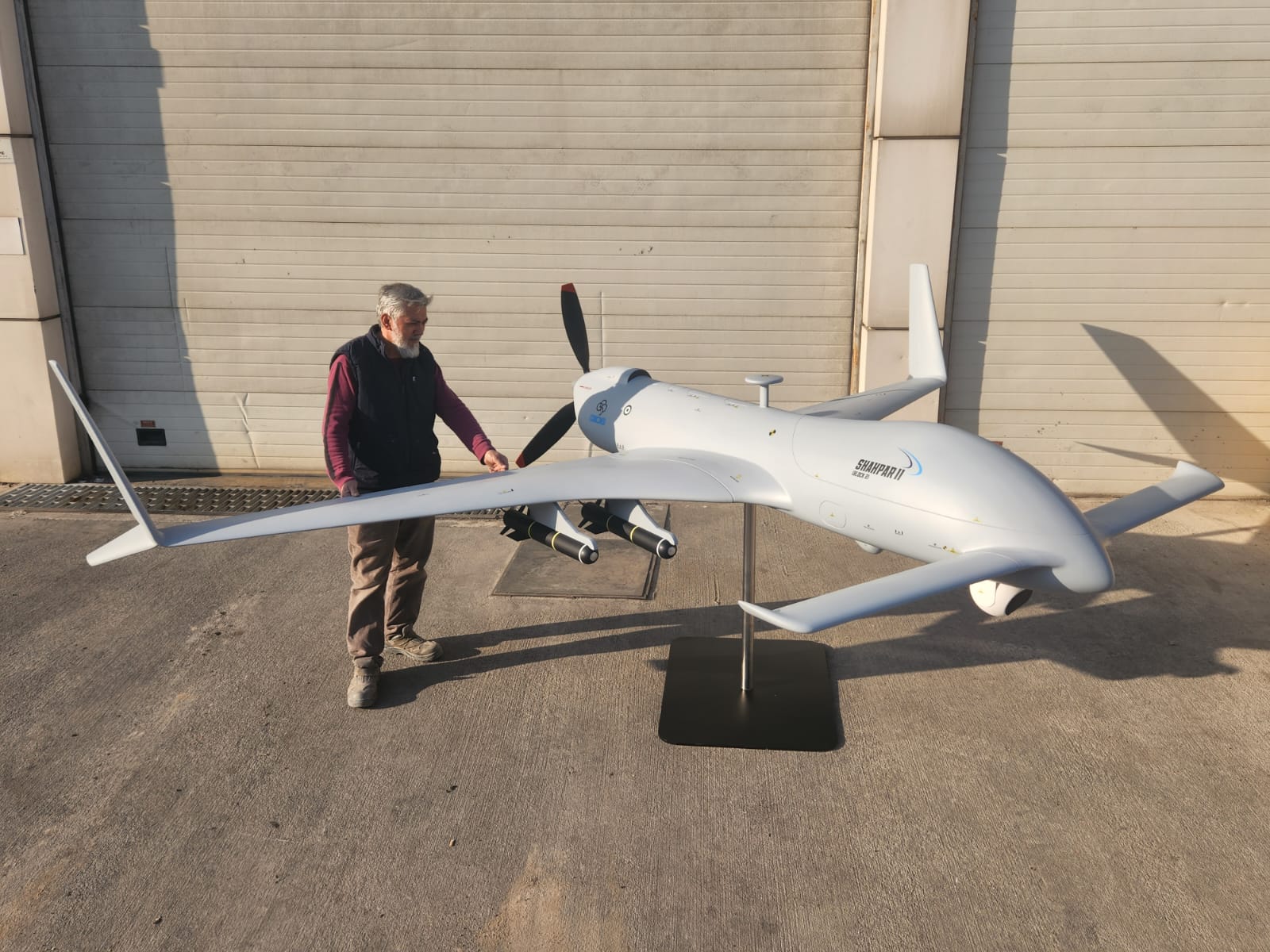 GIDS 1/2 SHAHPAR-II UAV Mock-Up - ViaPia