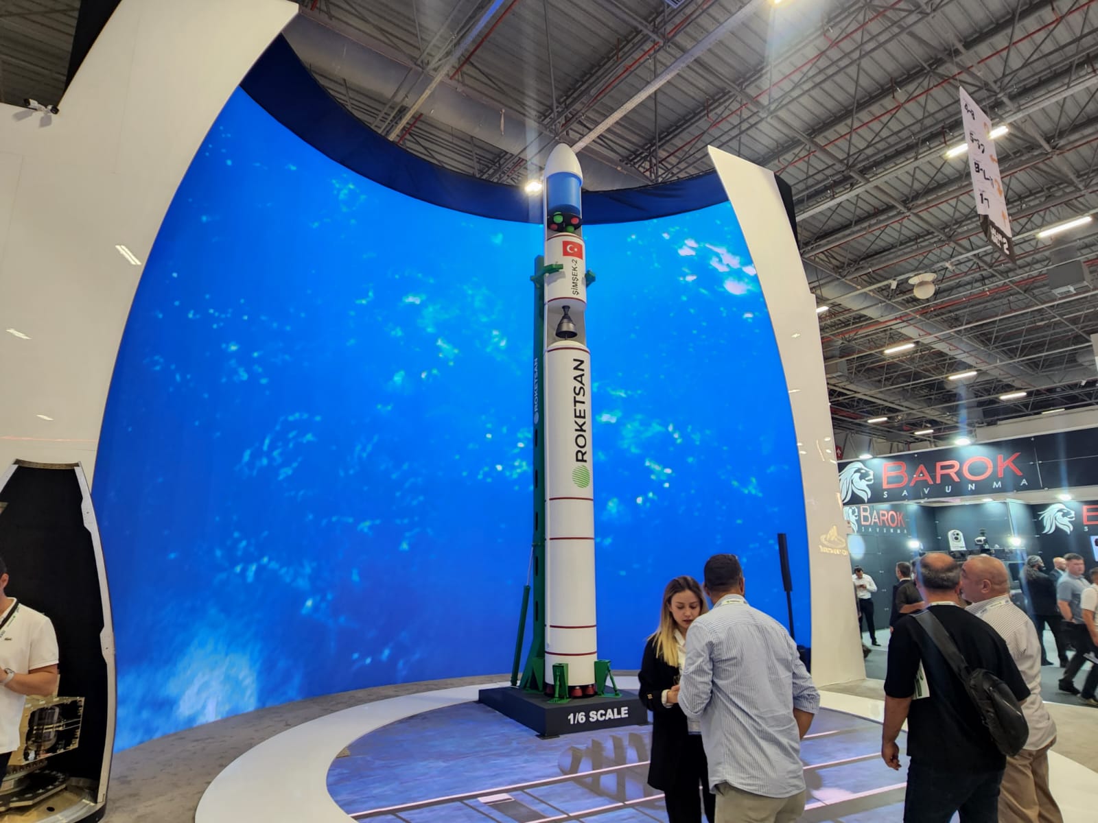 ROKETSAN 1/5 ŞİMŞEK-2 SATELLITE LAUNCH SYSTEM MOCK-UP IDEF 2025 - ViaPia
